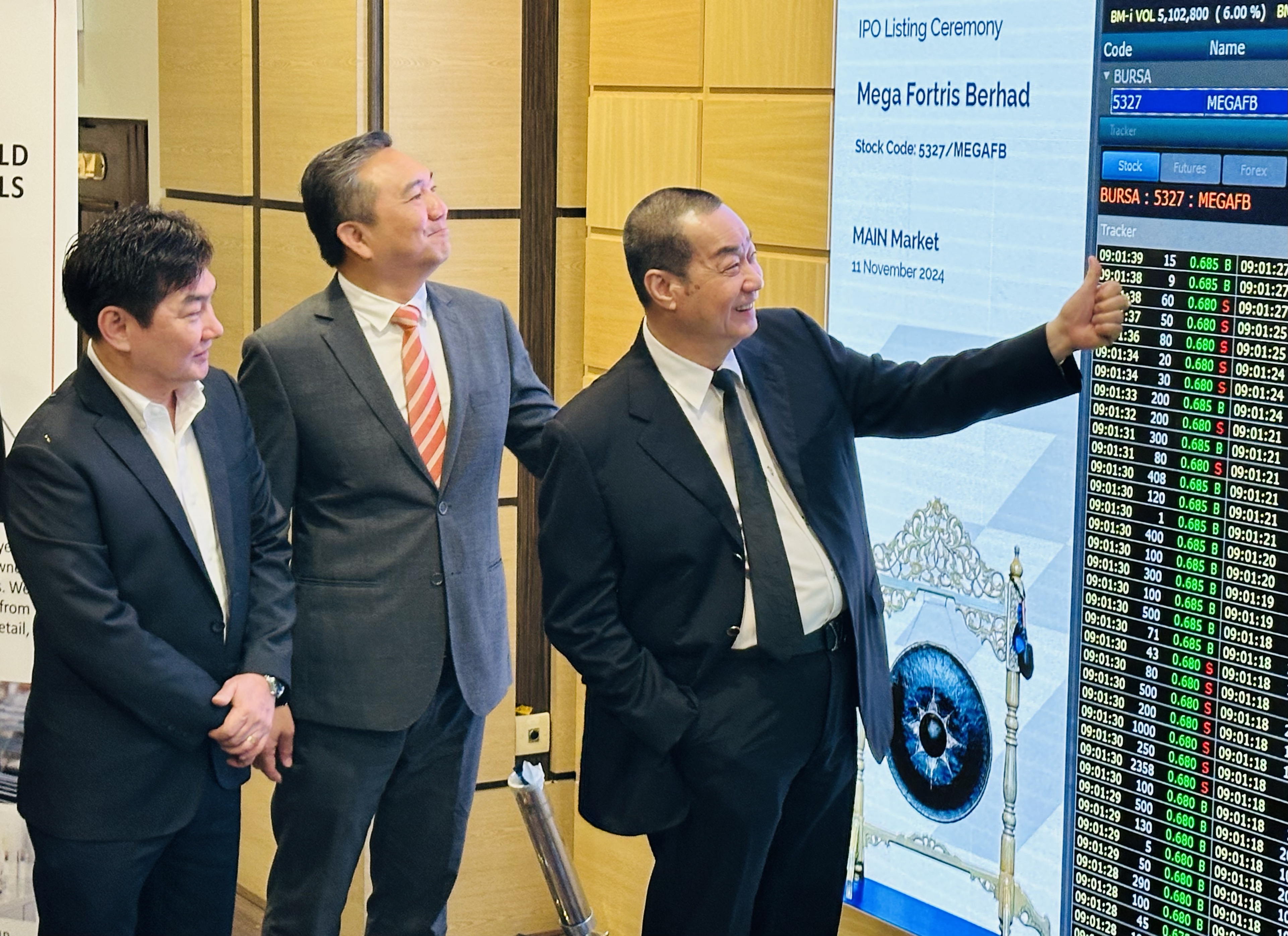 JLPW EXTENDS HEARTFELT CONGRATULATIONS TO MEGA FORTRIS BERHAD UPON ITS ...